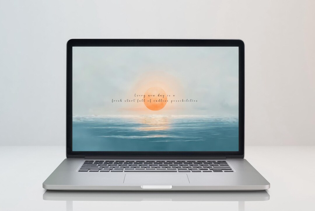 Positive Affirmation Desktop Wallpaper, Laptop Wallpaper, Computer ...