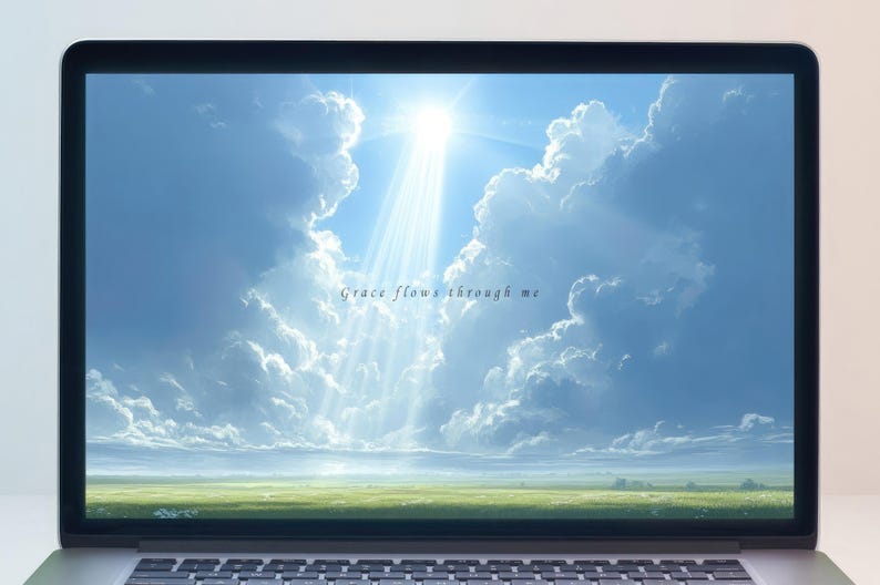 Positive Affirmation Desktop Wallpaper, Laptop Wallpaper, Computer ...