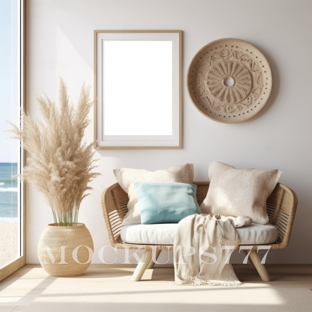 Interior Frame Mockup, Vertikal Frame Mockup, Bohemian Style - Etsy