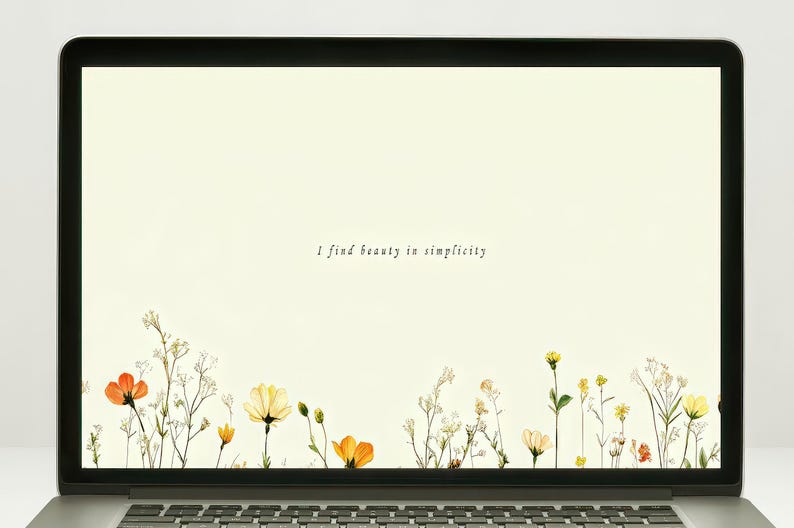 Positive Affirmation, Desktop Wallpaper, Laptop Wallpaper, Minimalist ...