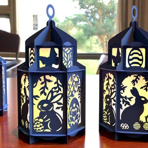 Easter Lantern SVG - Paper Cutting Template - Etsy