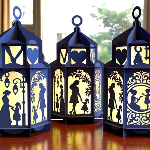 Mother’s Day Lantern SVG - Paper Cutting Template - Etsy