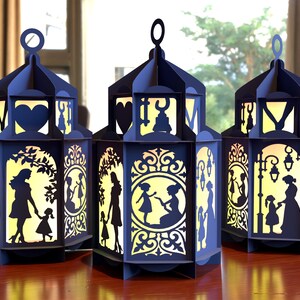 Mother’s Day Lantern SVG - Paper Cutting Template - Etsy