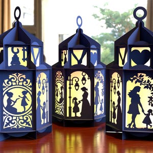 Mother’s Day Lantern SVG - Paper Cutting Template - Etsy