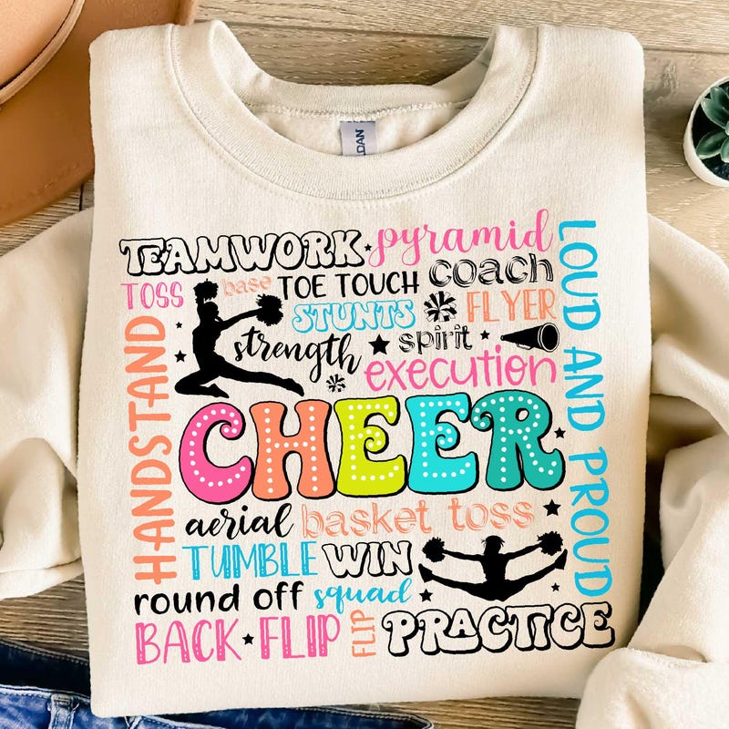 Cheer School Spirit Png - Etsy UK