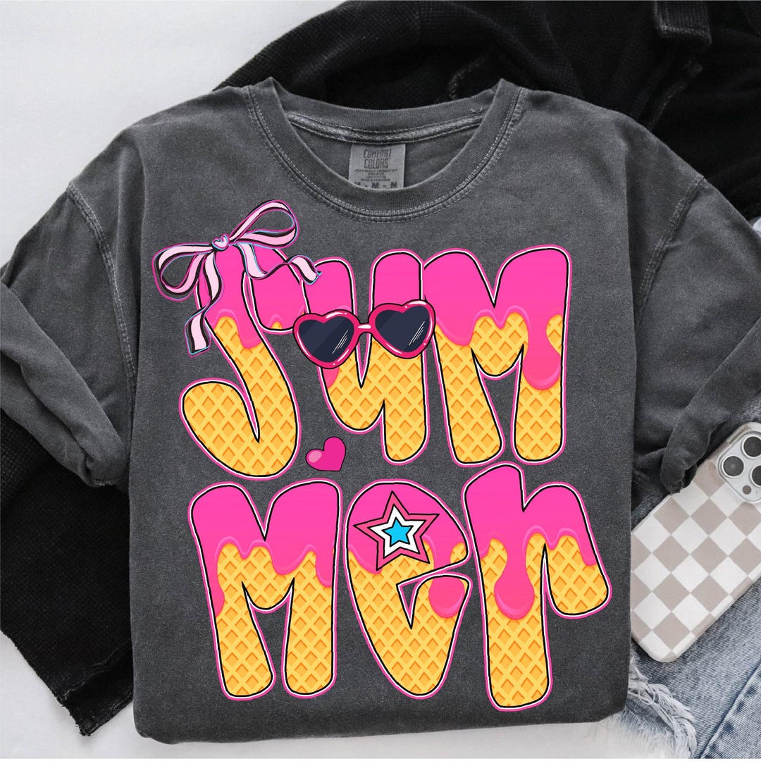 Preppy Summer Ice Cream Drip Png, Preppy Summer Vibes Png, Summer Png ...