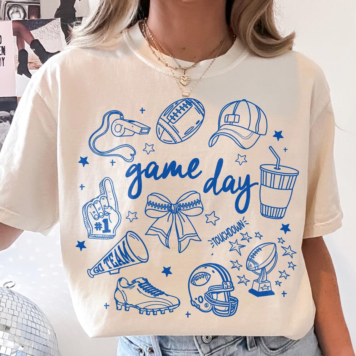 Football Doodles PNG, Game Day PNG, Hand Drawn Doodle Design, Touchdown ...