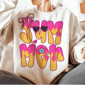 Preppy Summer Ice Cream Drip Png, Preppy Summer Vibes Png, Summer Png ...