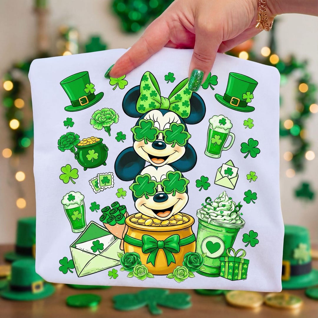 Mouse St. Patrick's Day Png, Mouse and Friends St Patricks Png, Irish ...