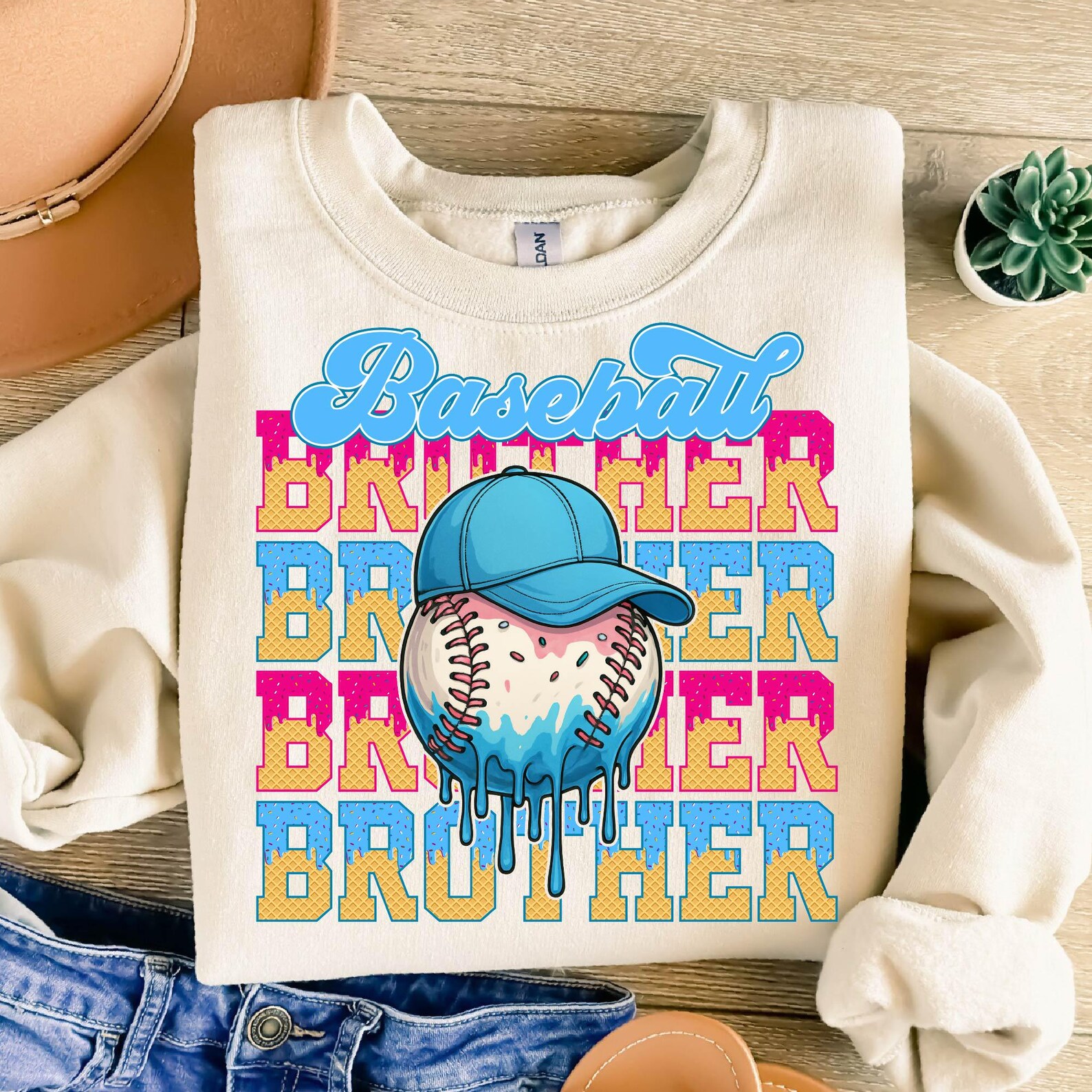 Baseball Brother Drip Png, Baseball Ice Cream Drip Png, Brother ...