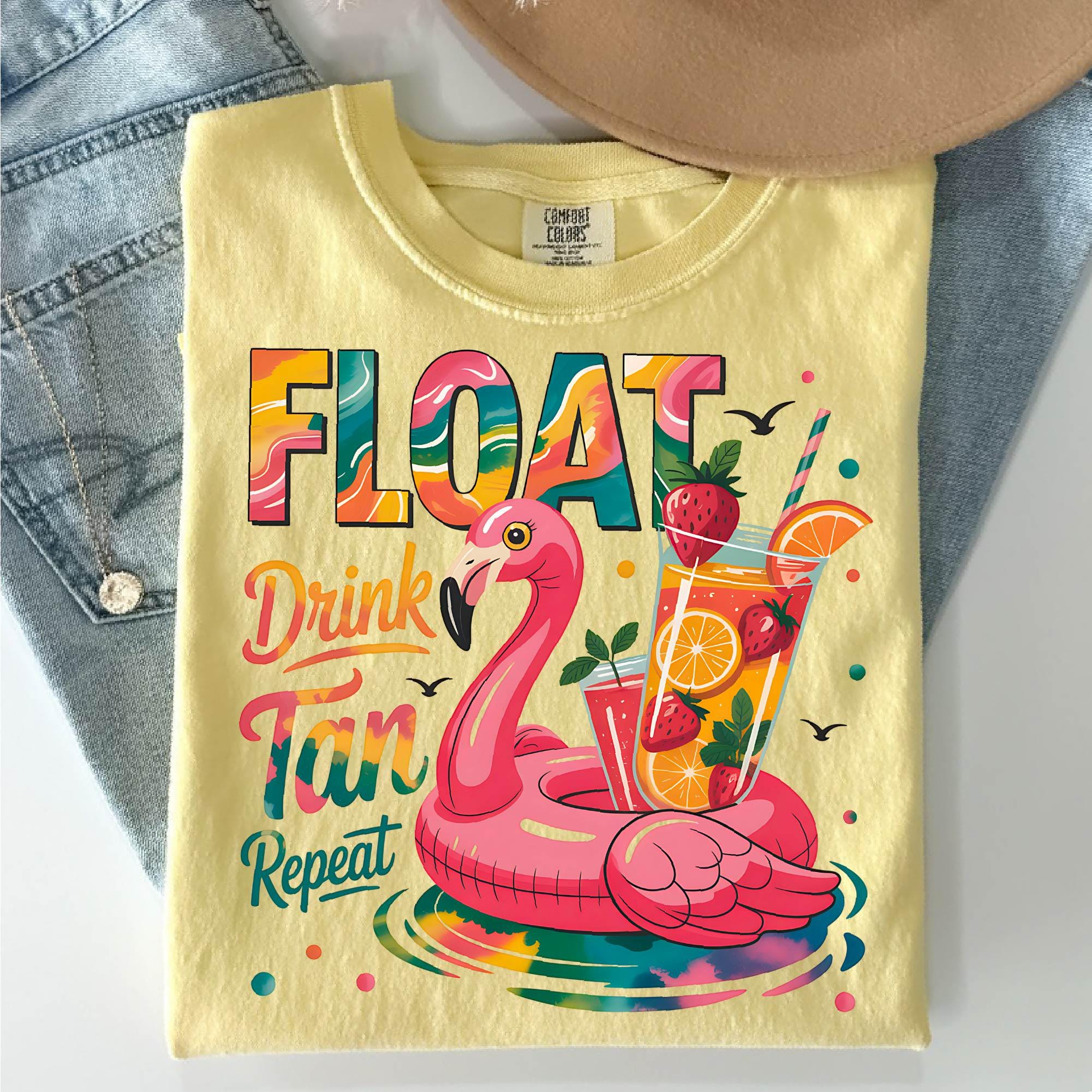 Float Drink Tan Repeat Png, Summer Png, Beach Png, Lake River Png, Day ...