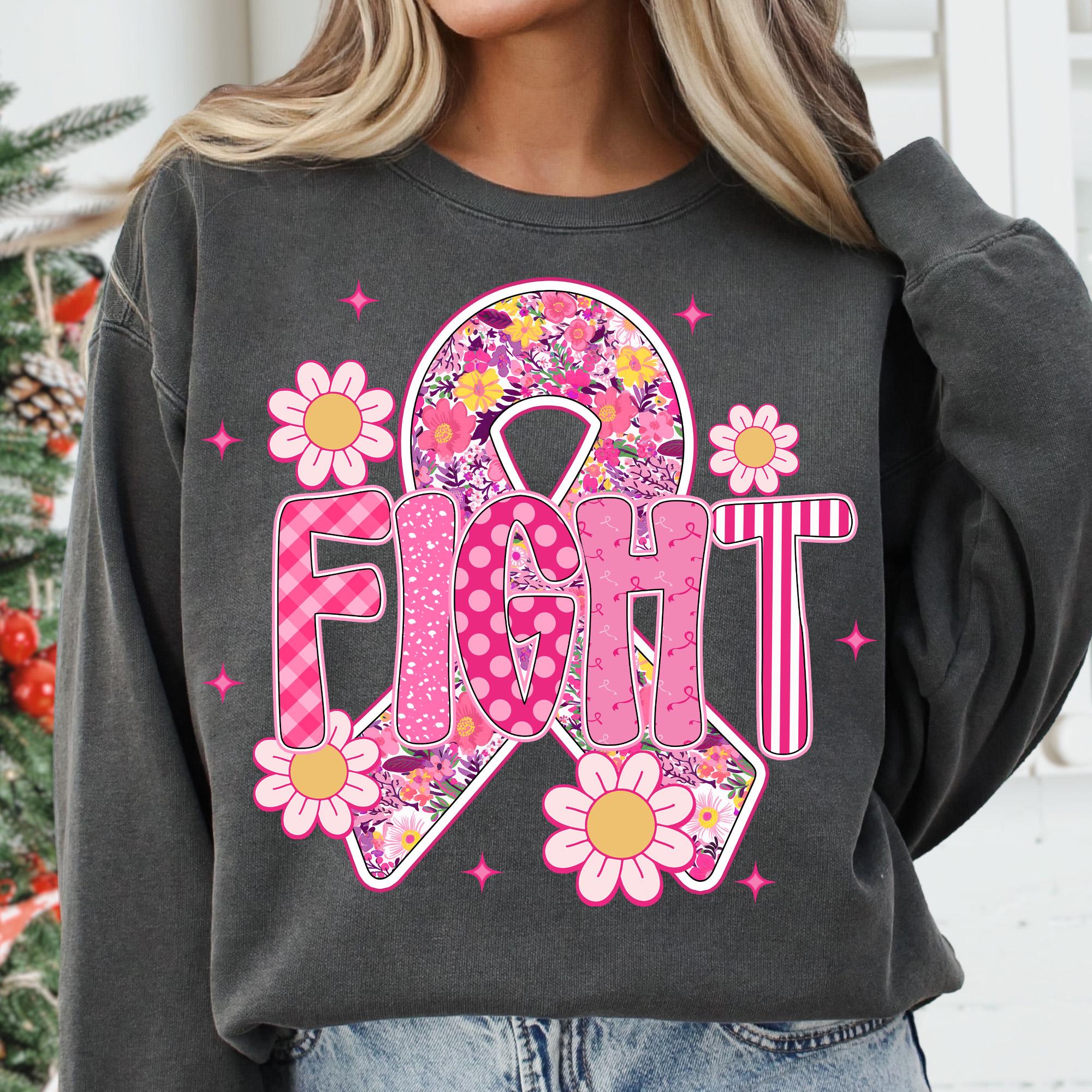 Preppy Fight Cancer Png, Breast Cancer PNG, Breast Cancer Awareness in ...