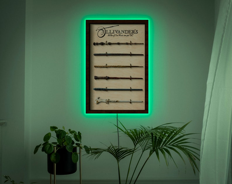 Wand Custom Display Wall Mount, Wizard Wand Holder, Wand Holder Wall ...