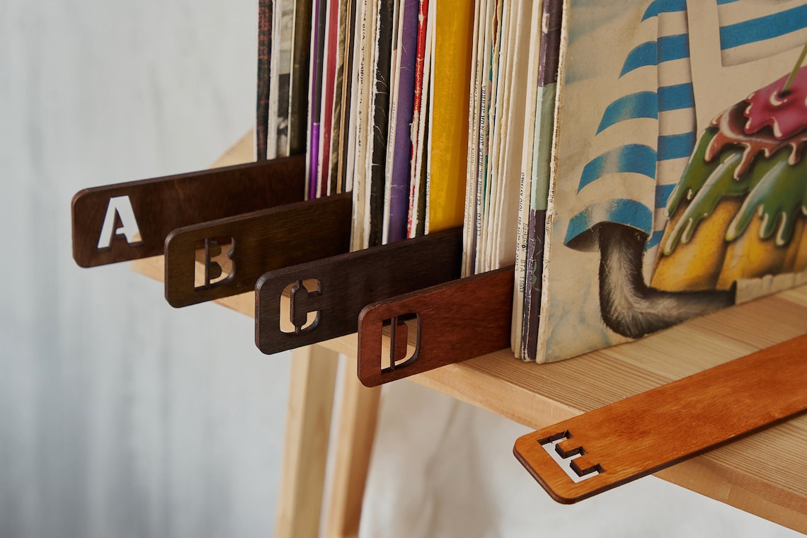 Vinyl Record Divider, Record Separator, Vinyl Record Storage, Record ...