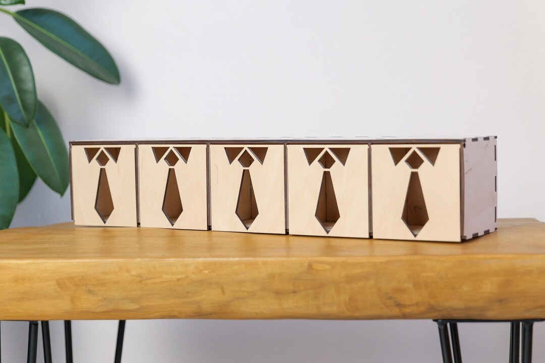 Wooden Tie Rack, Wood Tie Cabinet, Wood Tie Display Case, Tie Display ...