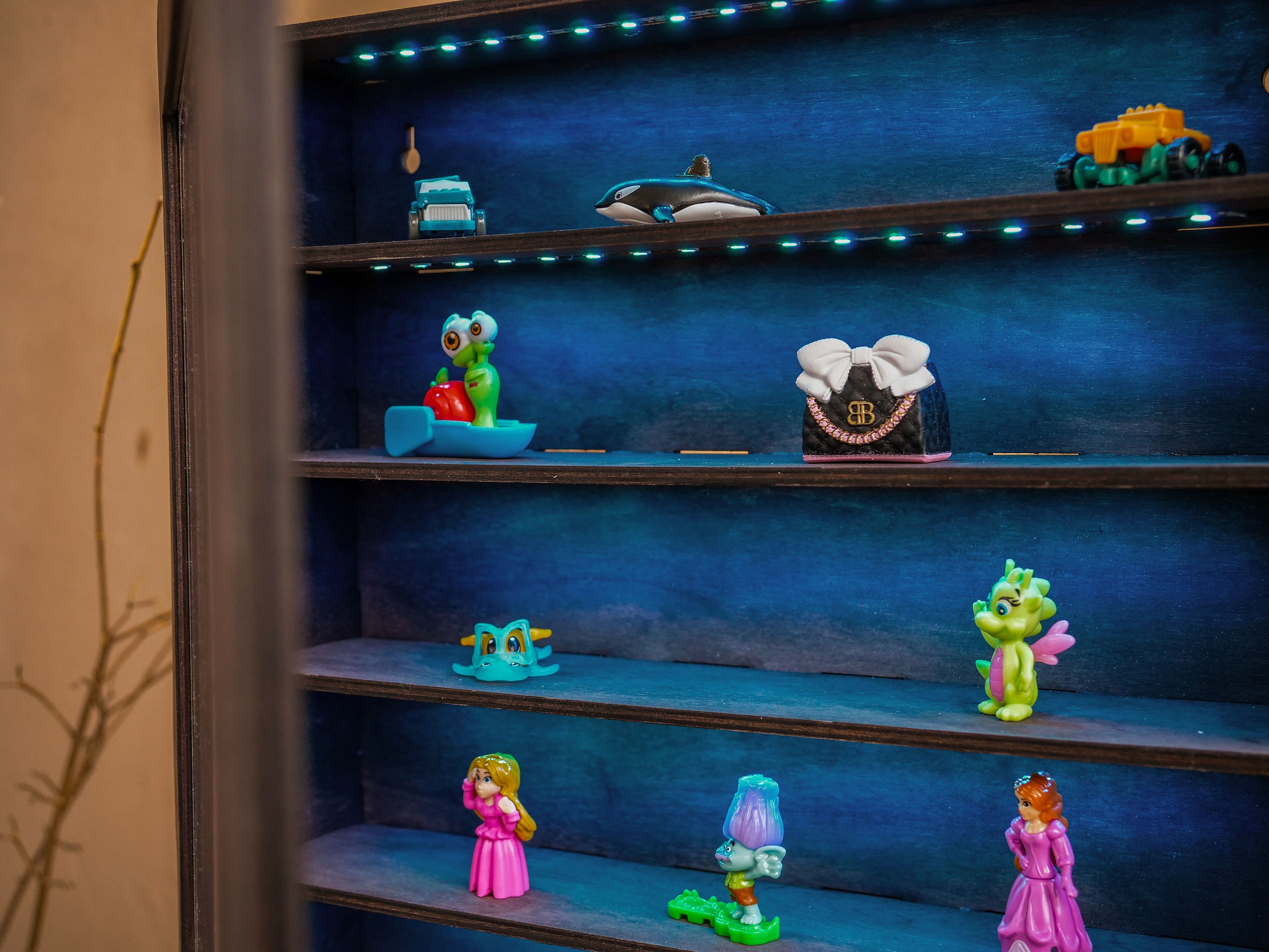 Wood Display Case, Display Case for Collectibles, Display Case for ...