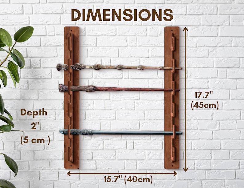 Wand Display Wall Mount, Wand Holder Stand, Custom Wand Display Stand ...