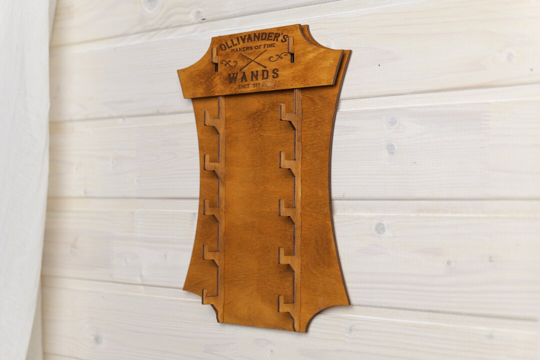 Wood Wand Display Stand, Custom Wand Display Wall Mount, Wand Holder ...