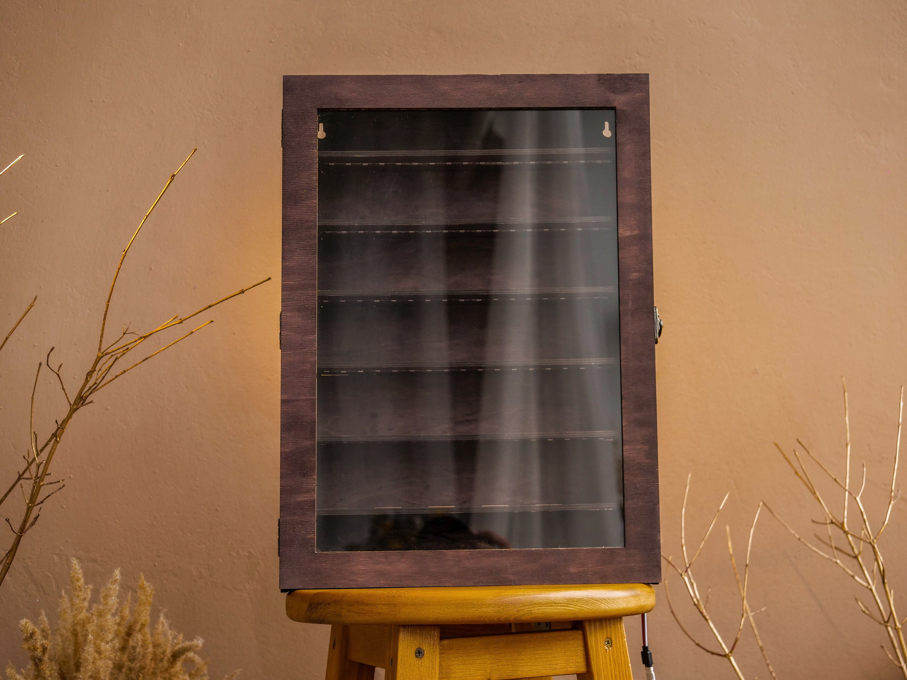 Wood Display Case, Display Case for Collectibles, Display Case for ...