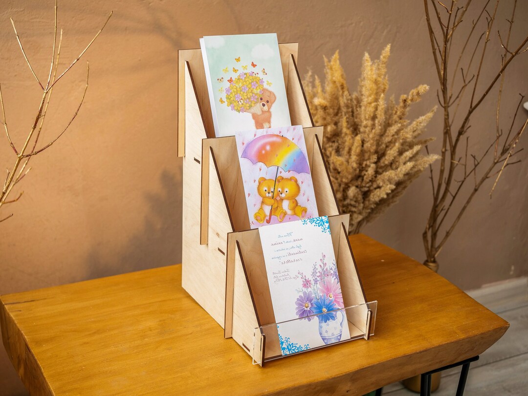 Postcard Rack Display, Retail Display Stand, Sticker Display, Greeting ...