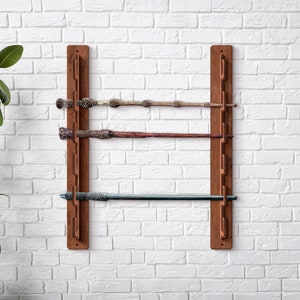 Wand Display Wall Mount, Wand Holder Stand, Custom Wand Display Stand ...