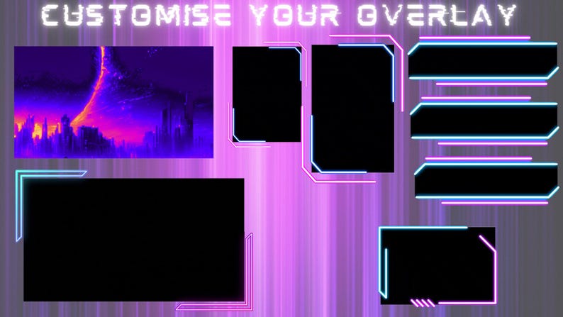 Neon Pulse Overlay Pack - Etsy Canada