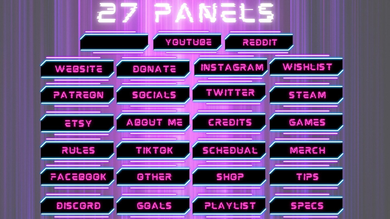 Neon Pulse Overlay Pack - Etsy Canada