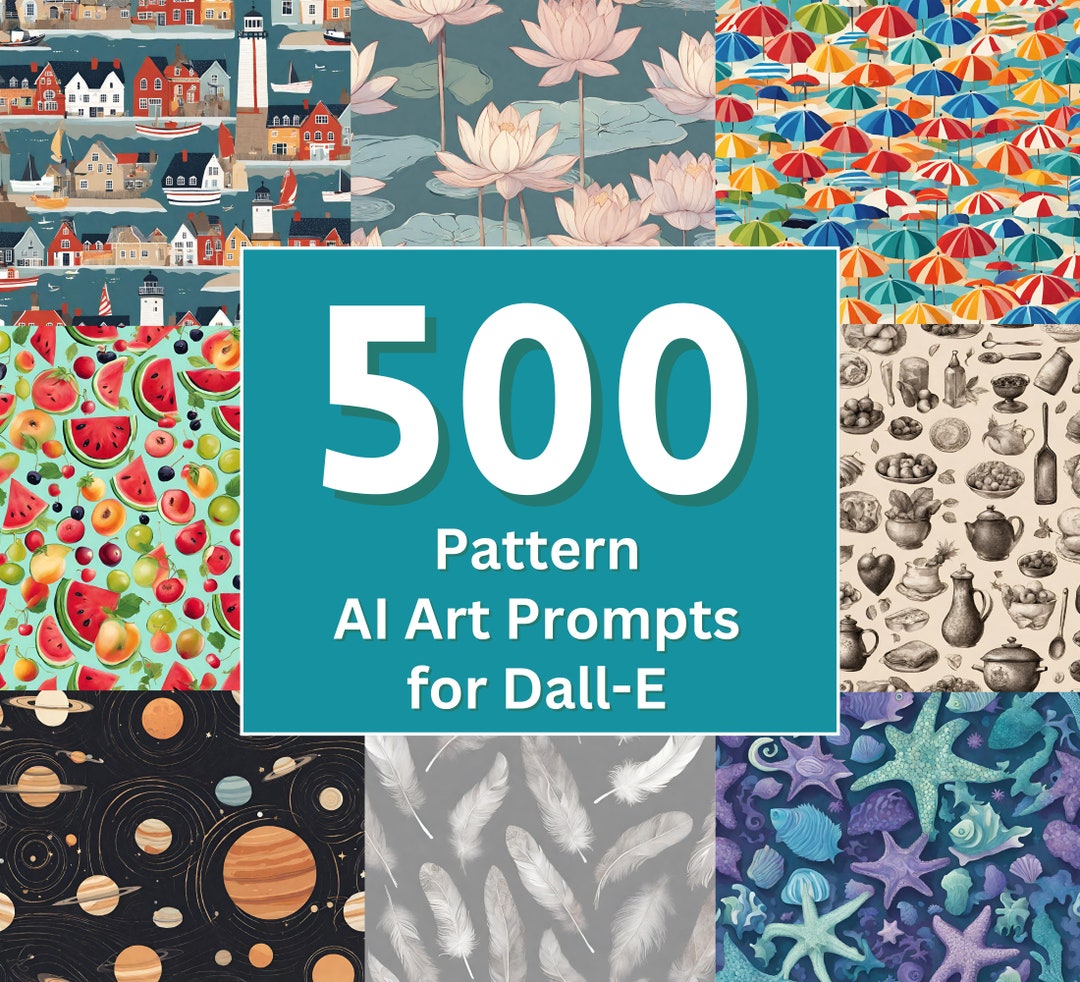 Prompt Bundle Dalle Patterns, Text to Image Prompts Package, Ai Art ...