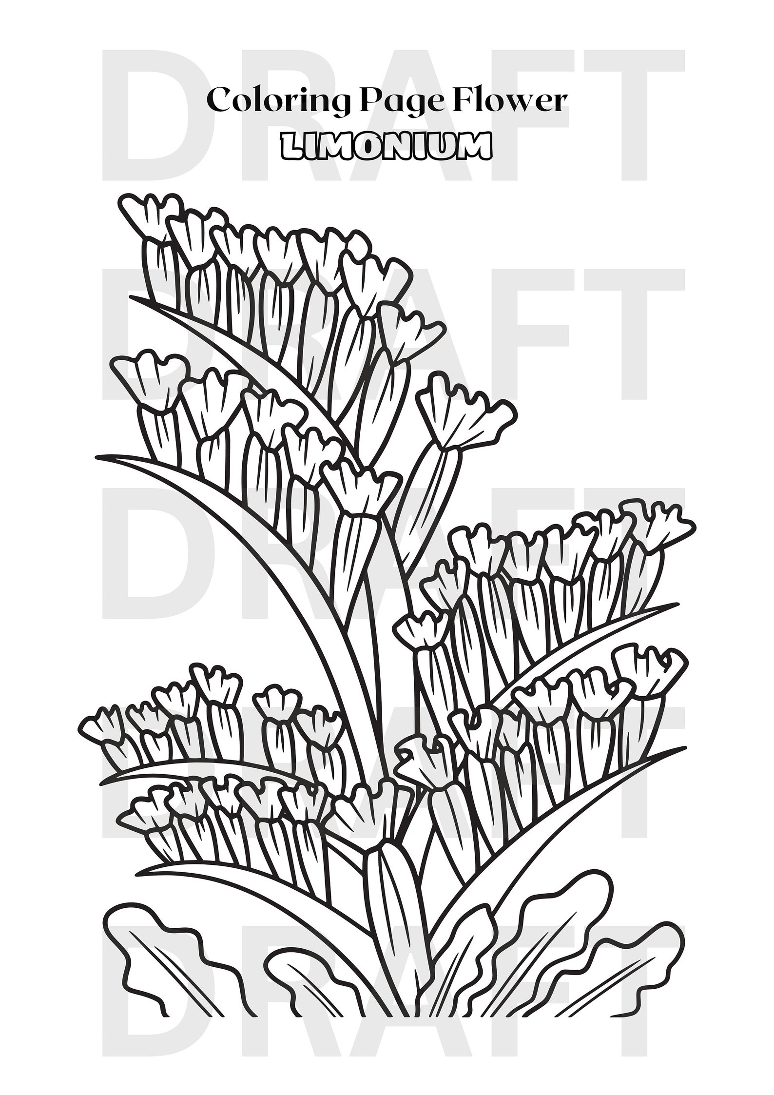 Colouring in Printable and Downloadable Flower Colouring In - Etsy