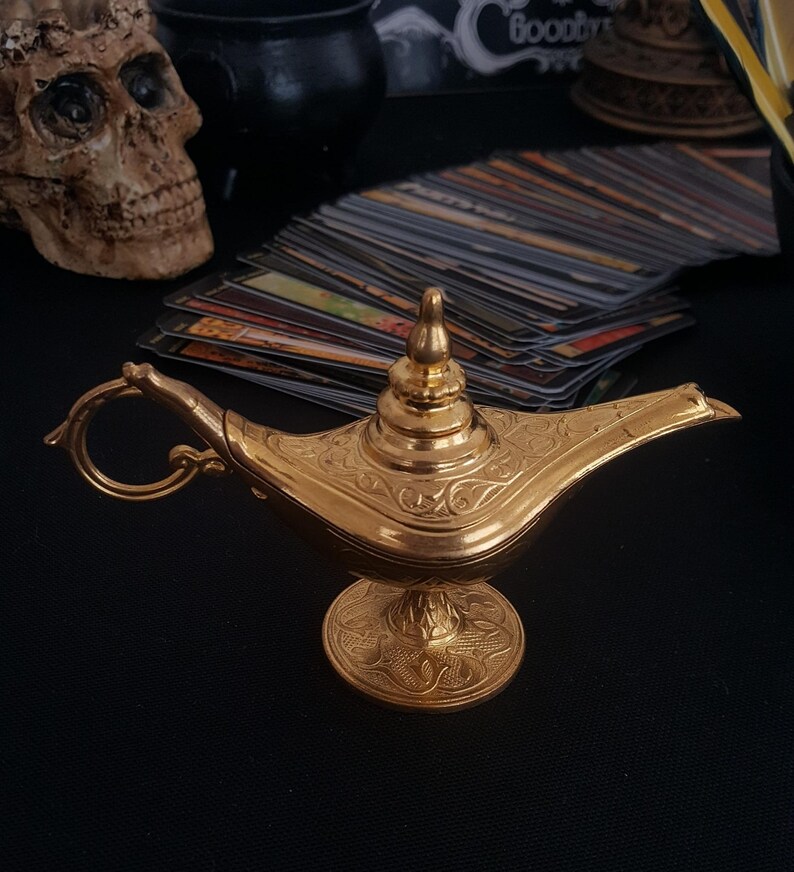 Magic Wishing Lamp, Wish Genie Direct Binding, Spirit Vessel - Etsy
