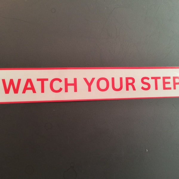 Watch Your Step - Etsy