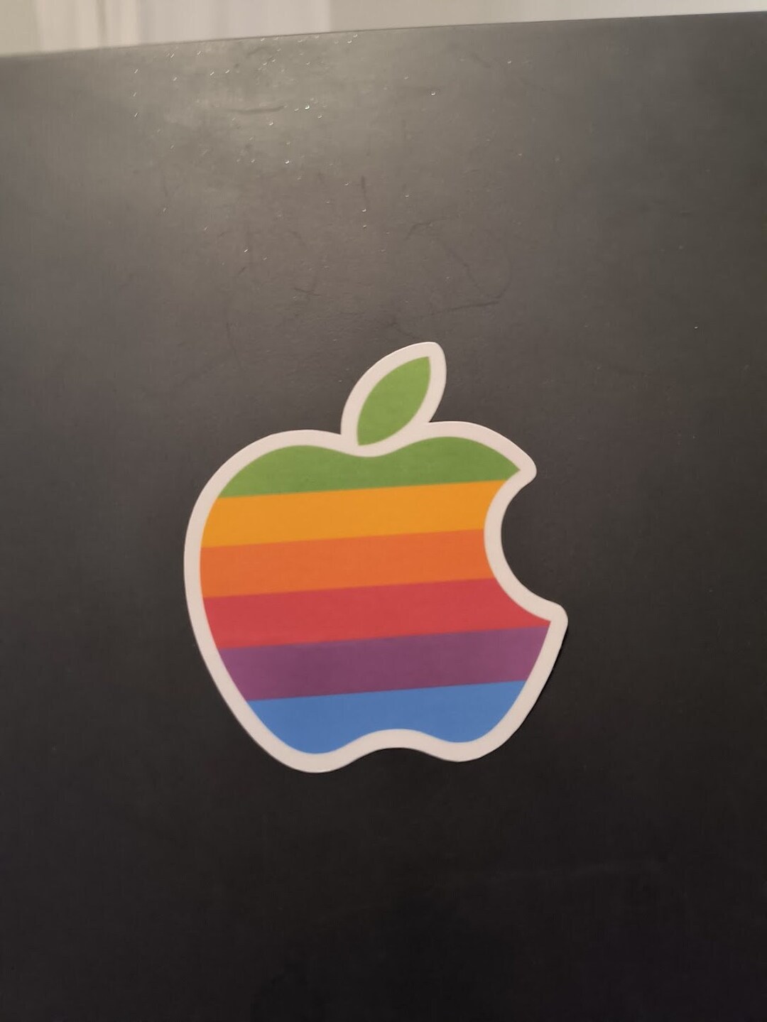 Apple Logo Vintage Premium Sticker Waterproof Vinyl Decal Computer ...