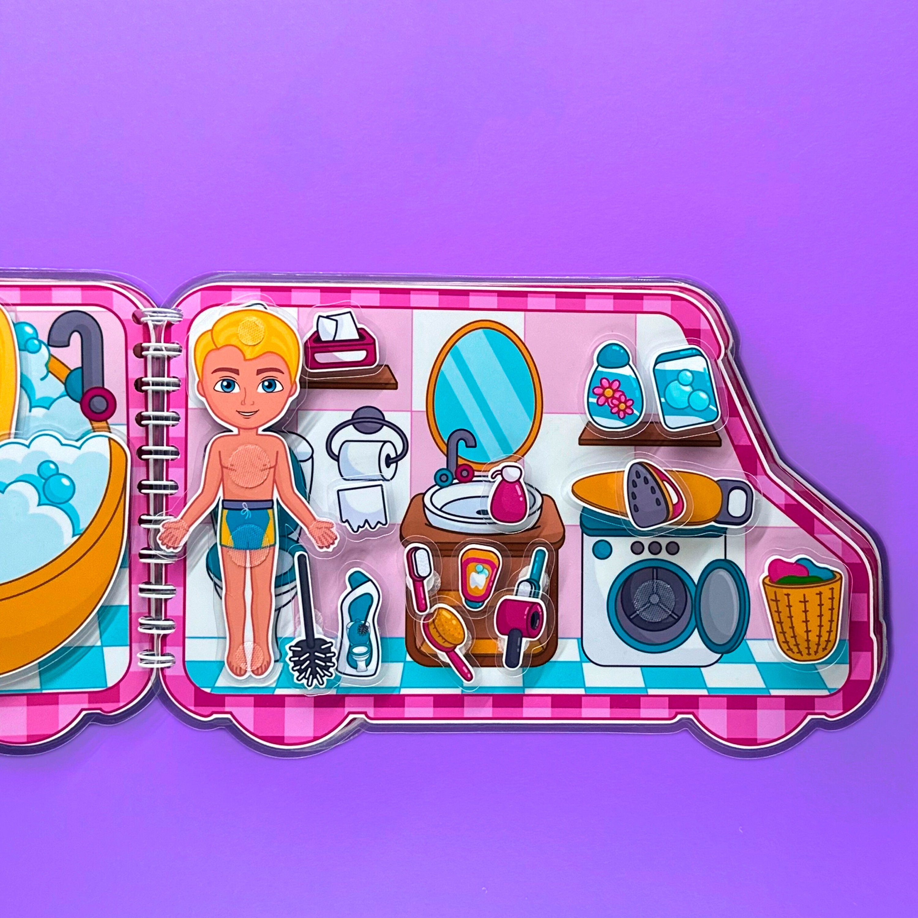 Barbie Velcro Busy Book,quiet Book - Etsy