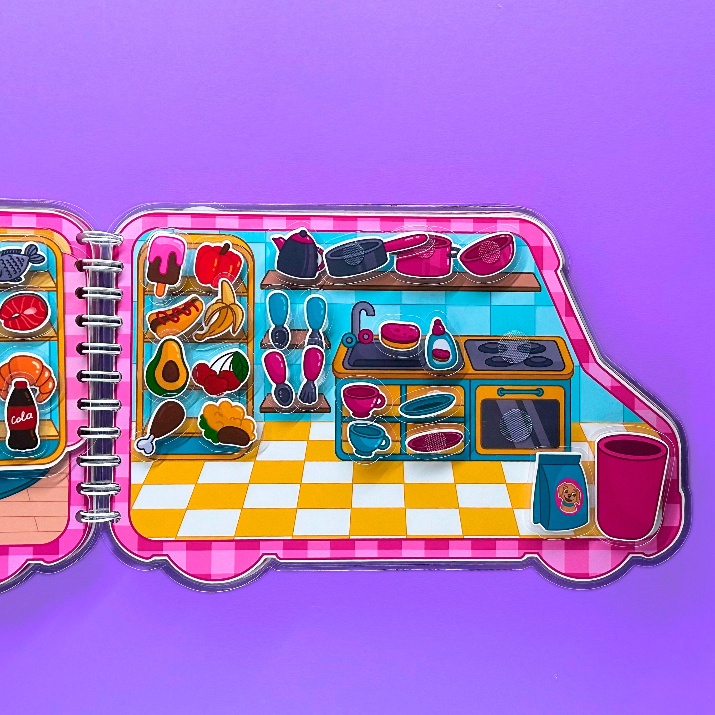 Barbie Velcro Busy Book,quiet Book - Etsy