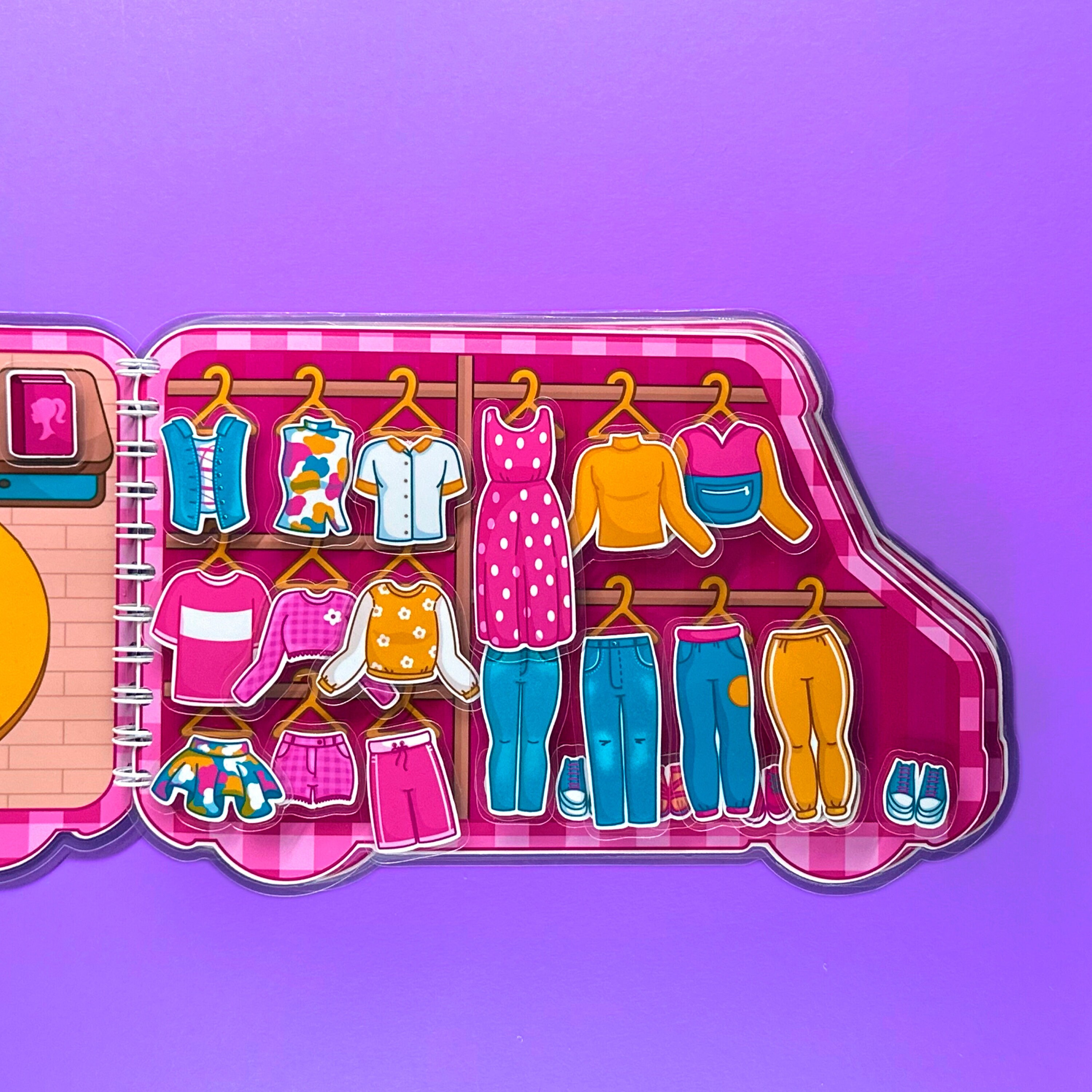 Barbie Velcro Busy Book,quiet Book - Etsy