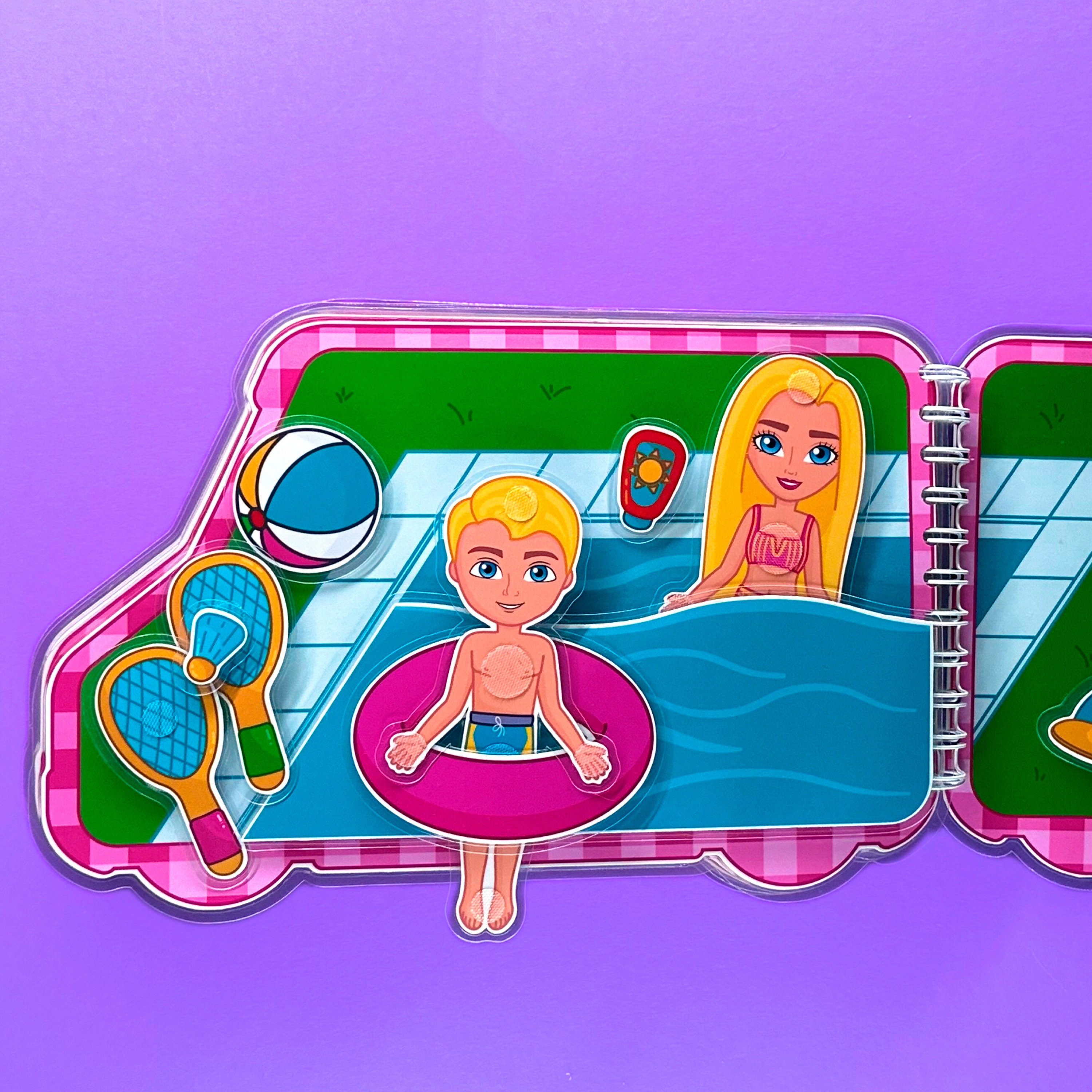 Barbie Velcro Busy Book,quiet Book - Etsy