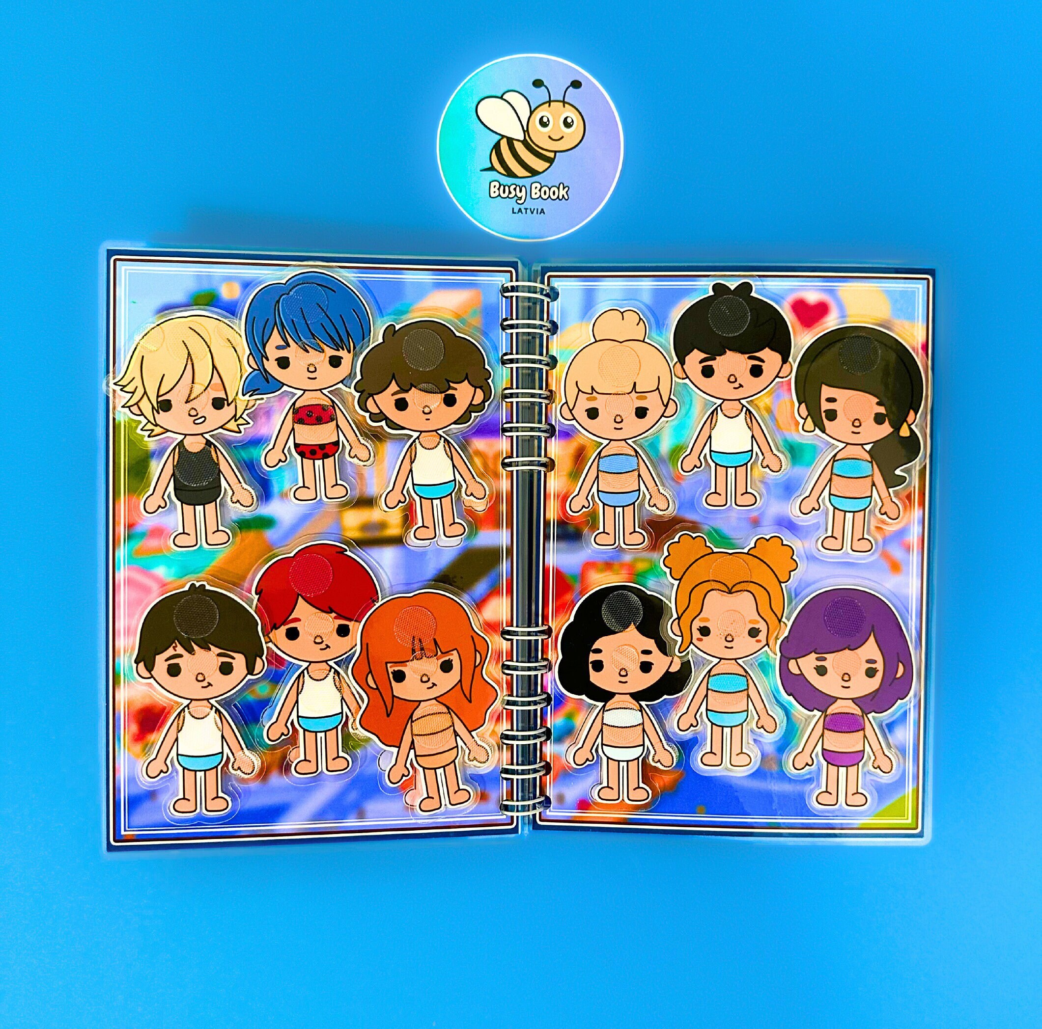 Toca Boca Busy Book Large Collection of Characters , Outfits and ...
