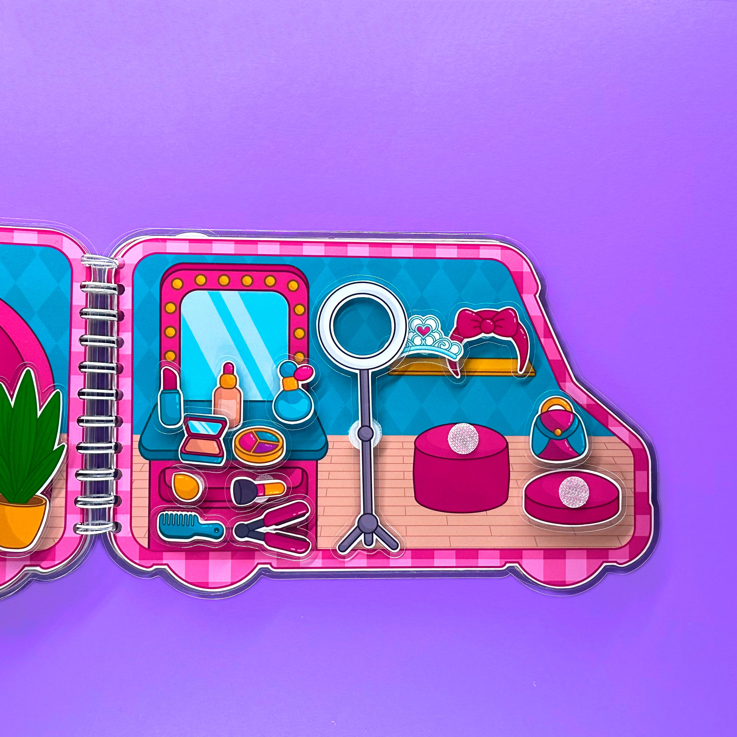 Barbie Velcro Busy Book,quiet Book - Etsy