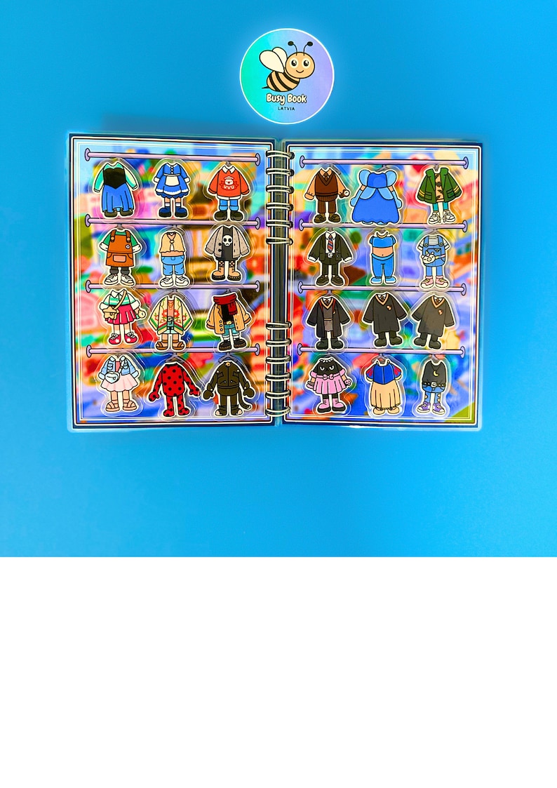 Toca Boca Busy Book Large Collection of Characters , Outfits and ...