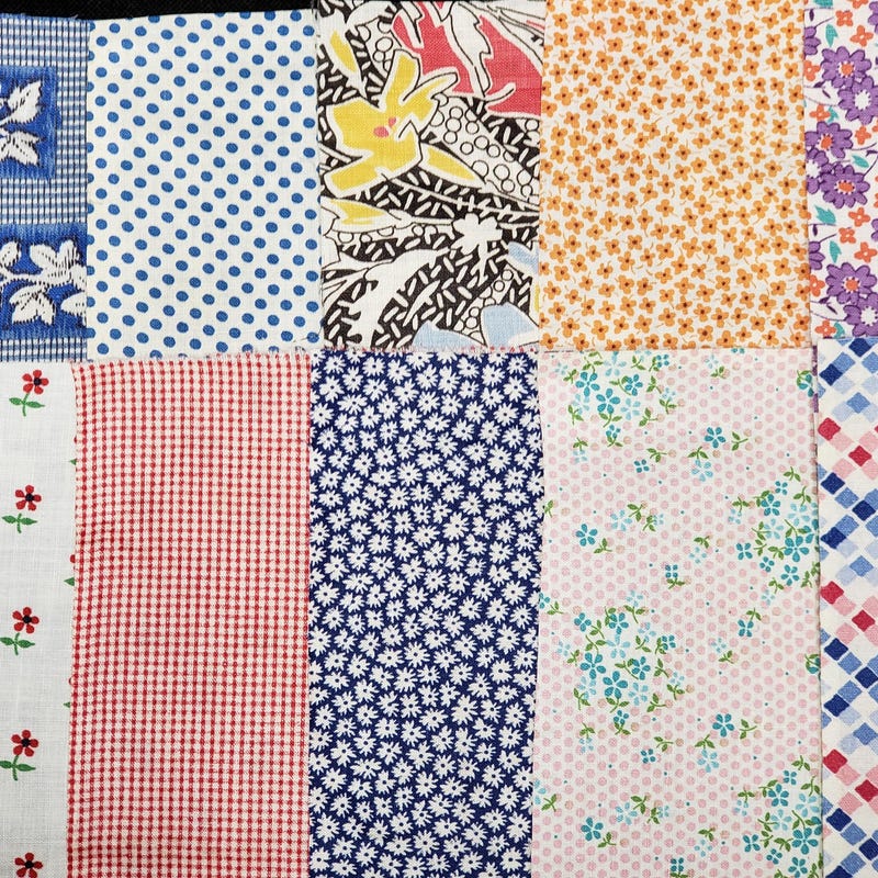 1940s Print Fabric - Etsy