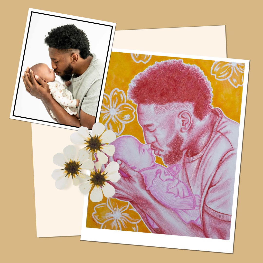 Custom Portrait - Colored Pencil or Graphite - Hand Drawn From Photo ...