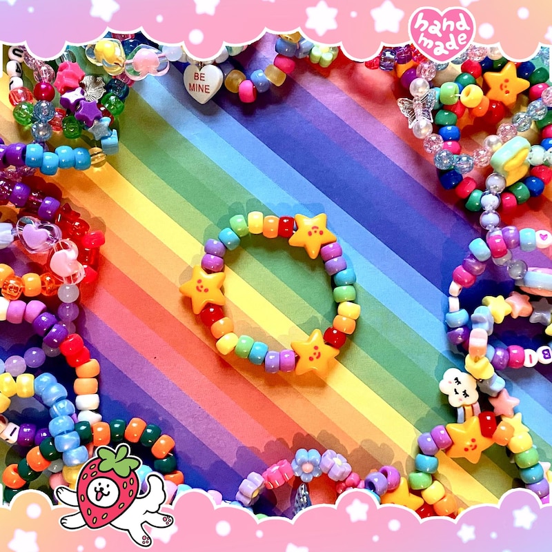 Kandi Bracelet - Etsy UK