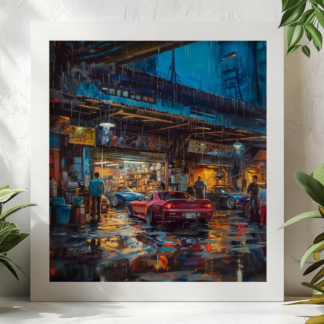 Precision and Craft: High-end Car Mechanic Shop in Hong Kong, JDM, Wall ...