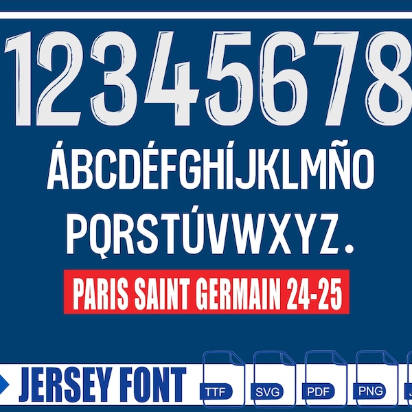 Paris Saint Germain Names - Etsy