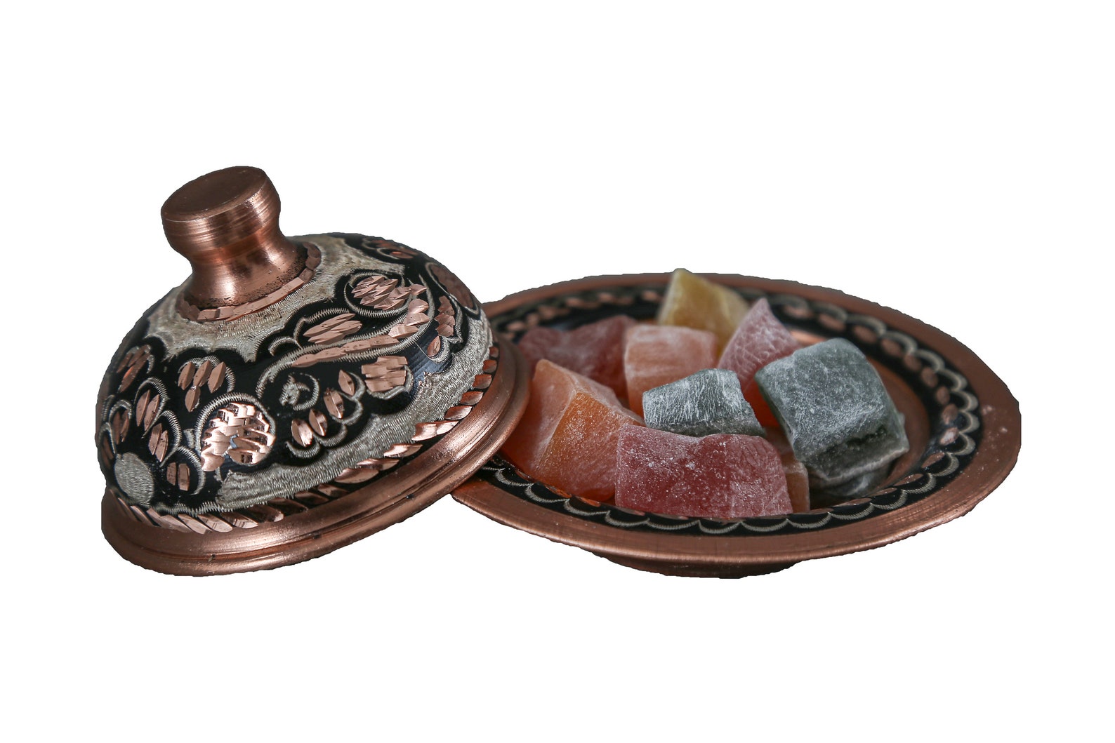 For One Person Turkish Coffee Set Turkish Copper Serving Set With ...