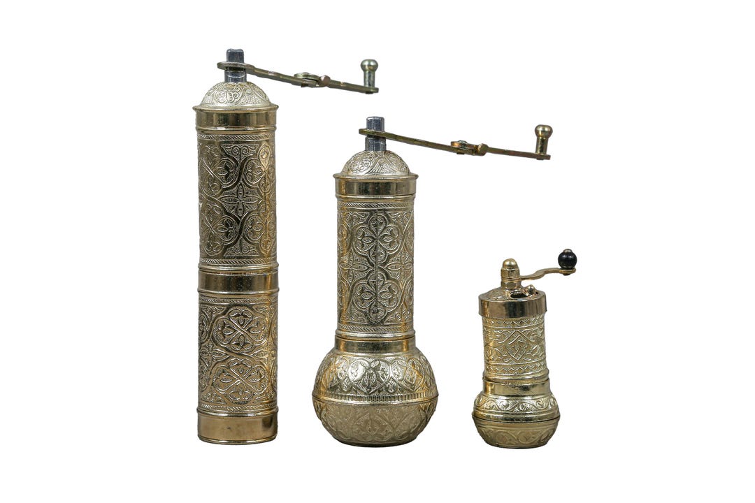 Turkish Coffee Grinders, Pepper Mill, Spice Grinder, Brass Mill, Manuel ...