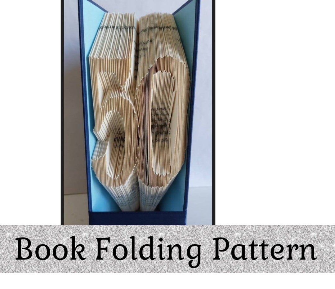 50 Book Folding Pattern, Golden Wedding Pattern, 156 Pgs (312 Paged ...