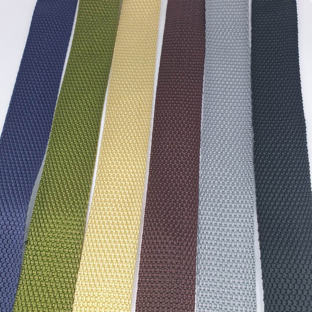 1m/lot Polyester Webbing Strap Tape Ribbon Belt Bag Polyester Webbing ...