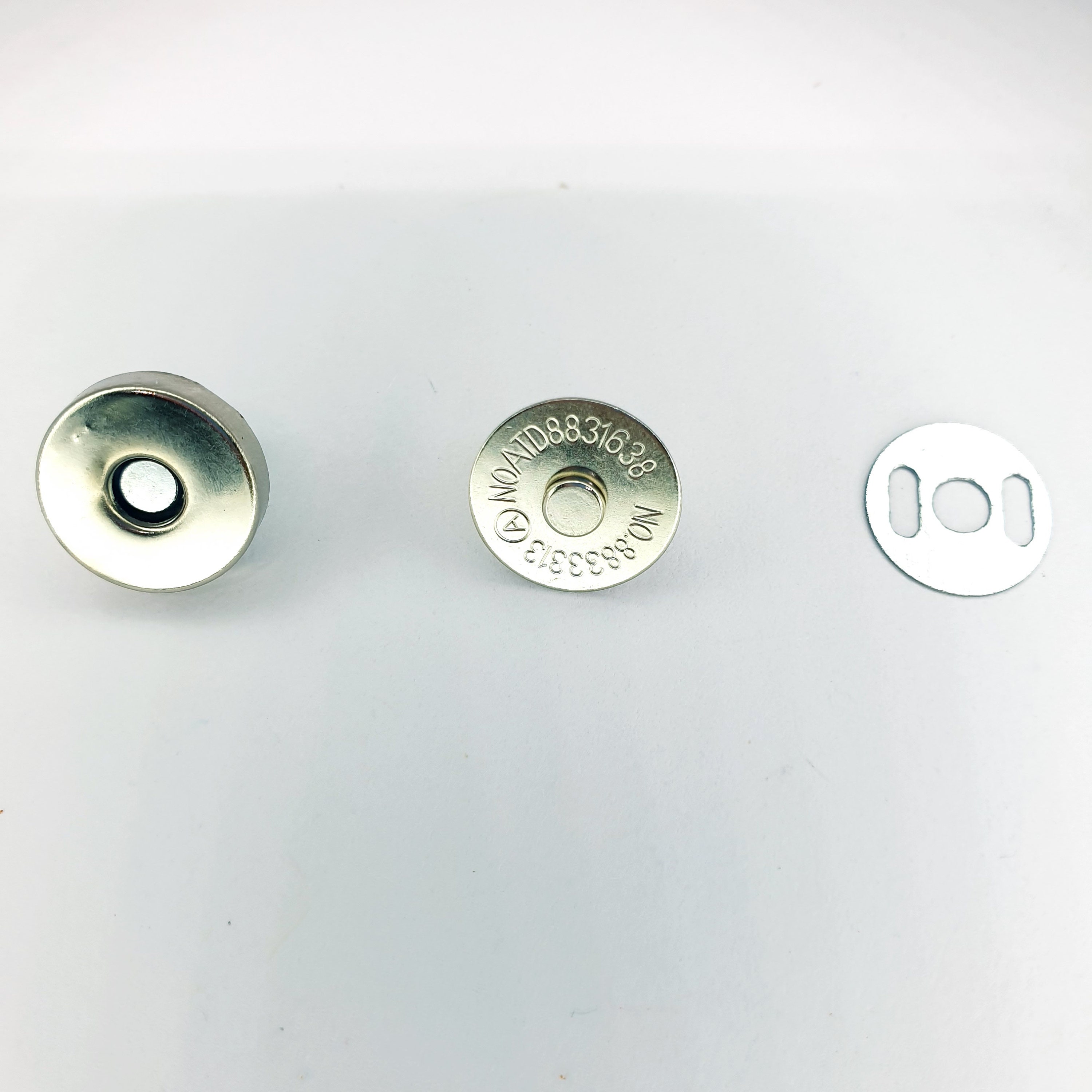 5 Pcs/lot 14mm Thin Magnetic Buttons Bags Magnet Automatic Adsorption ...