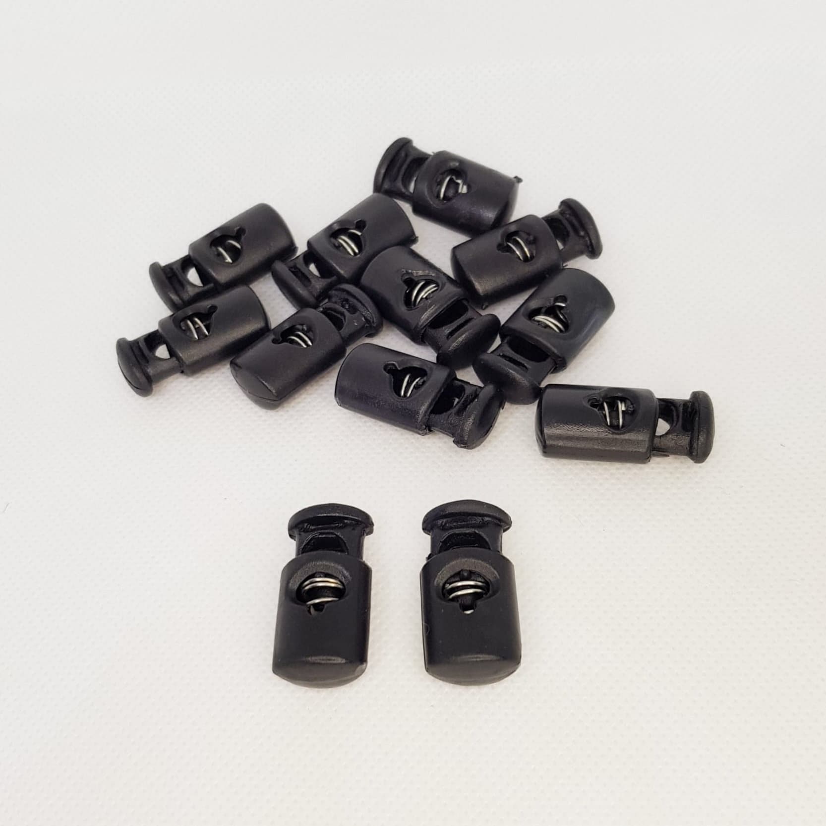 Plastic Cord Lock Stopper Fastener Spring Toggle Clip Clamp for 4mm or ...